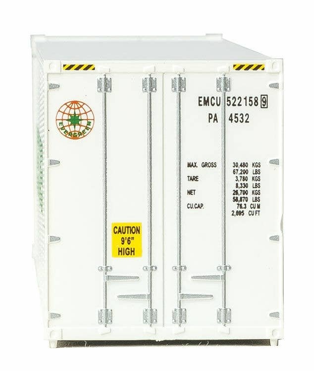 40′ Hi-Cube Smooth-Side Reefer Container - Assembled -- Ever