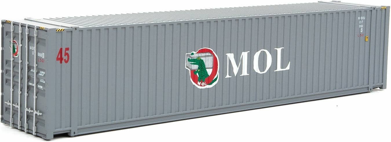 45′ CIMC Container - Assembled -- Mitsui OSK gray, white, re