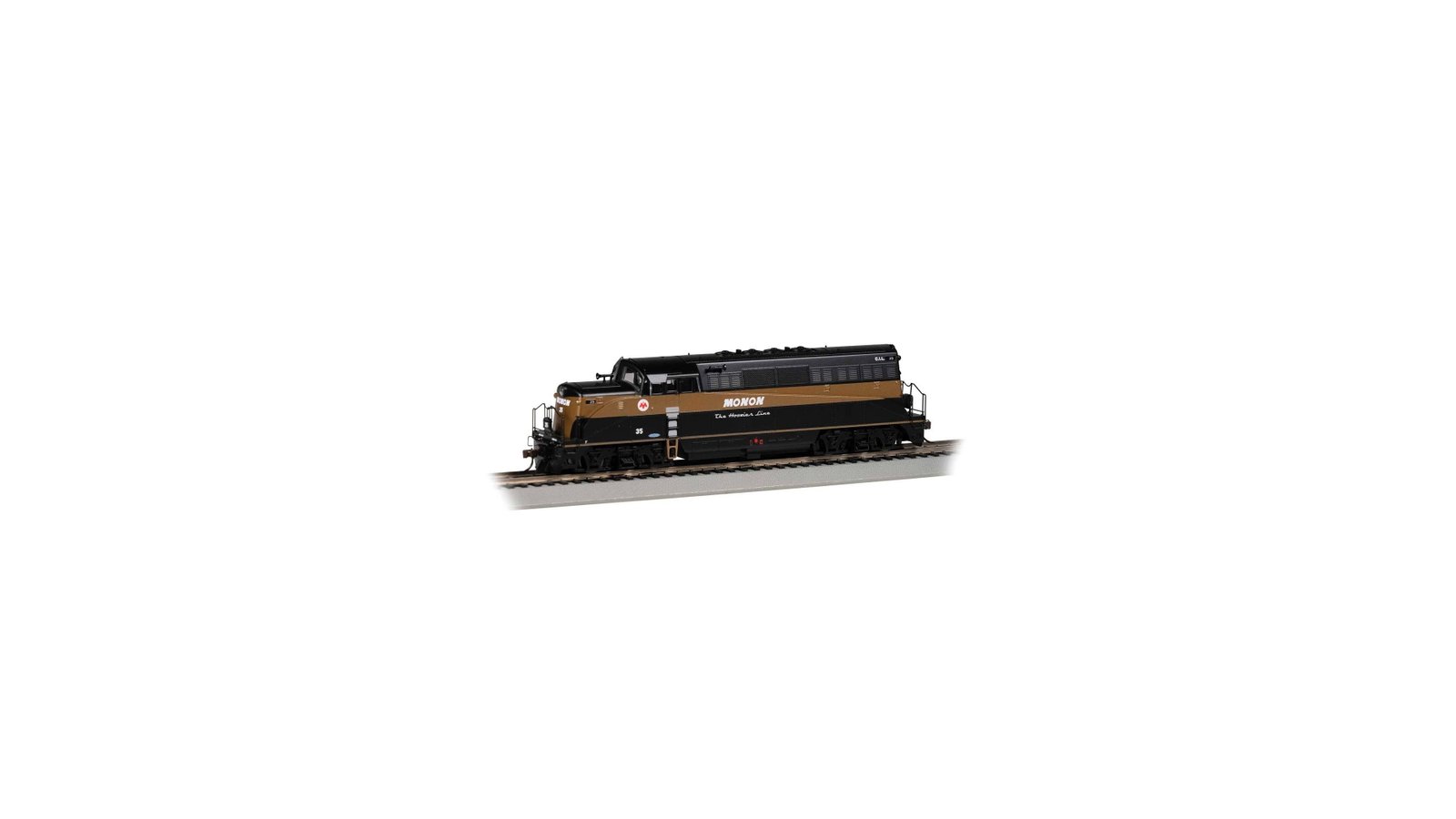 EMD BL2 - DCC -- Monon 35 black, gold, HO Bachmann Industrie