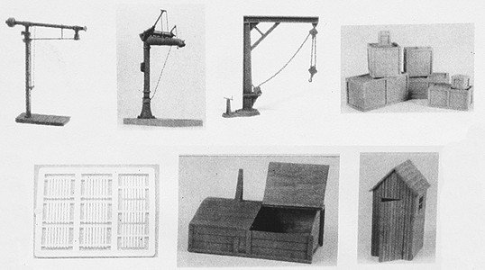 Trackside Assortment -- Kit, HO Tichy Train Group 8160