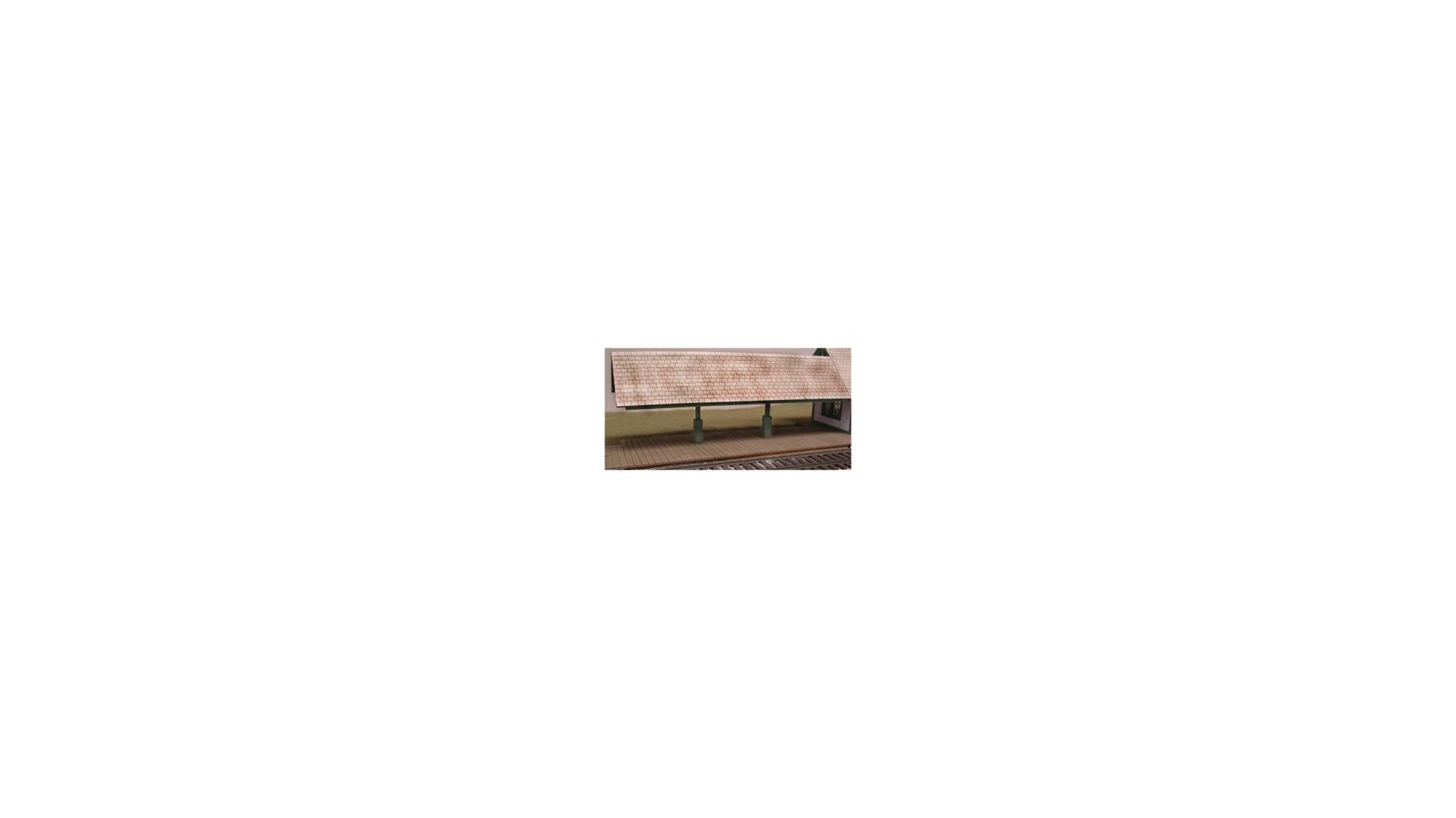 Flagstop Covered Platform -- Laser-Cut Wood Kit - 40 x 15 Sc