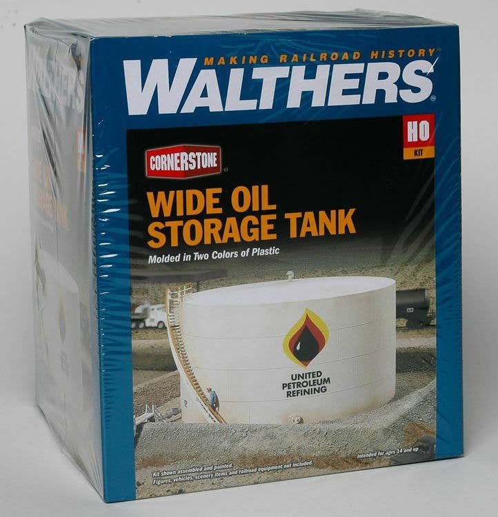 Wide Oil Storage Tank w/Berm -- Kit - Tank: 7-1/2′ Diameter