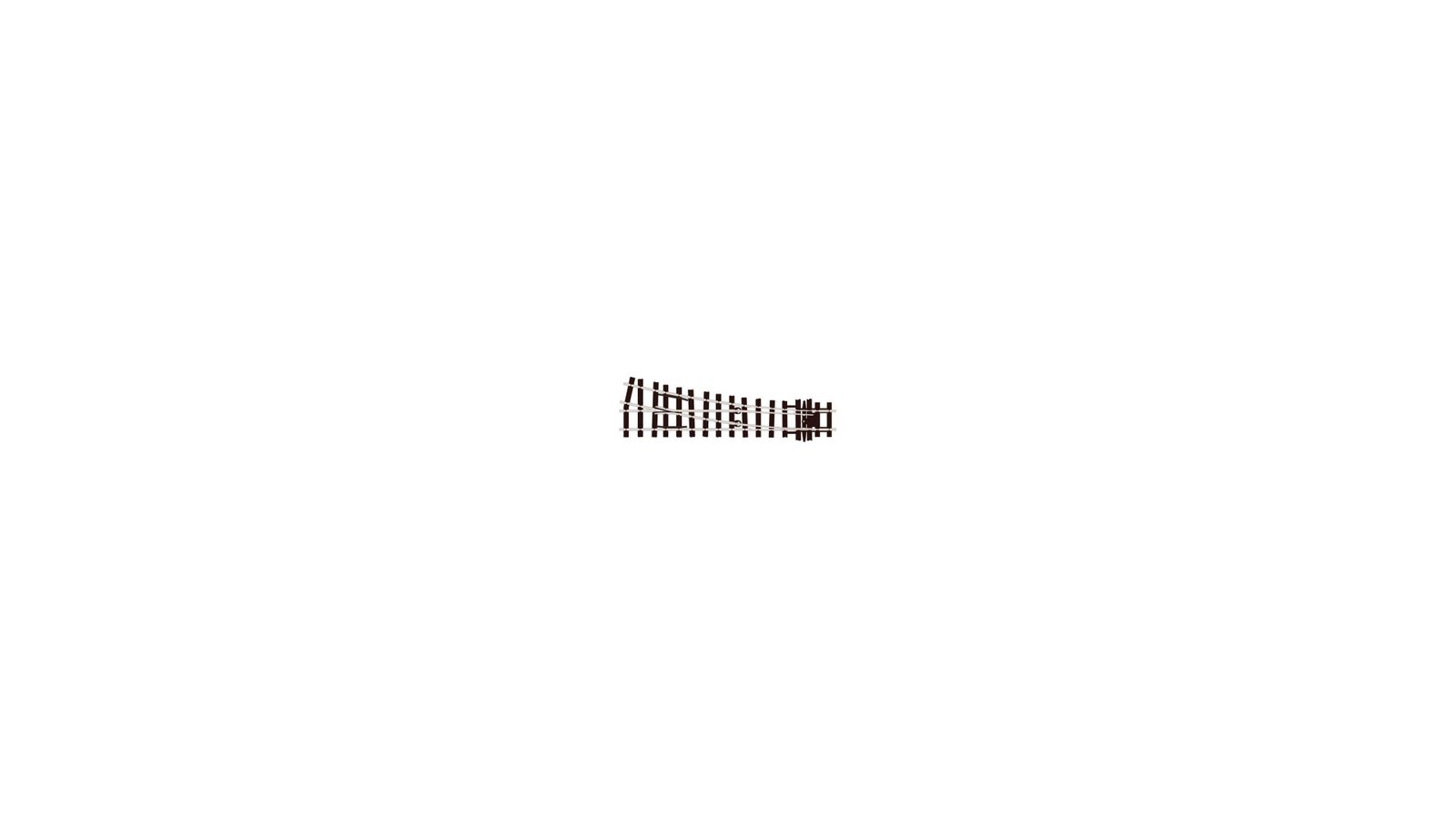 Code 100 Medium Radius Turnout - Streamline -- Right Hand, E