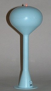 Spherical Water Tower w/Flashing Red Light - 9-3/4′ 24.7cm T