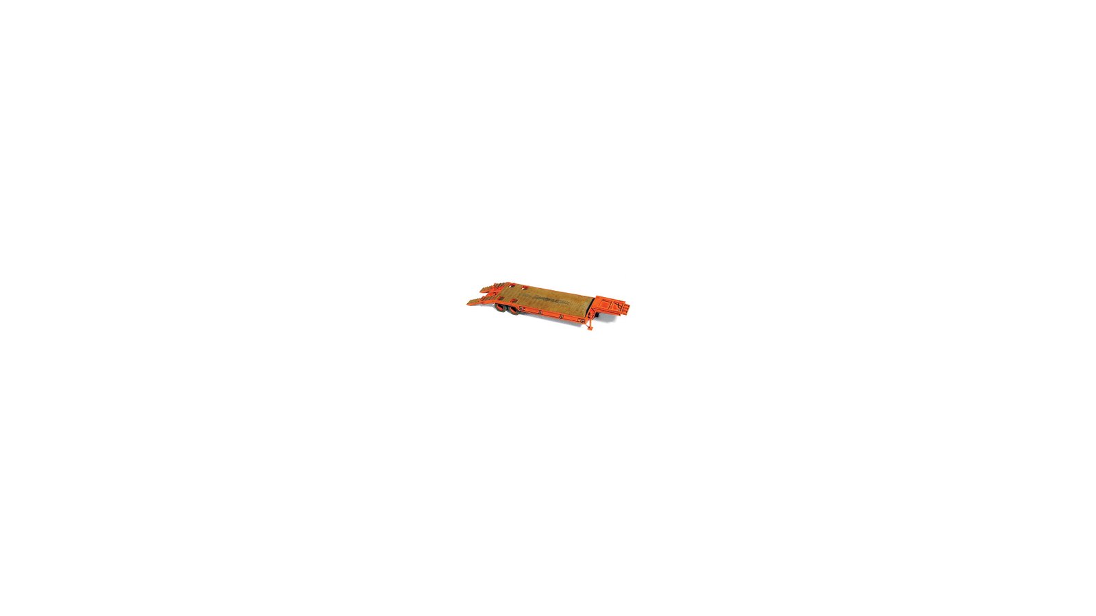 1950s 2-Axle Lowboy Trailer - Kit, HO GHQ 62002