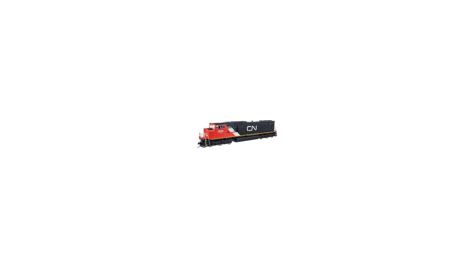 EMD SD75I - Standard DC -- Canadian National 5682, HO, Walth