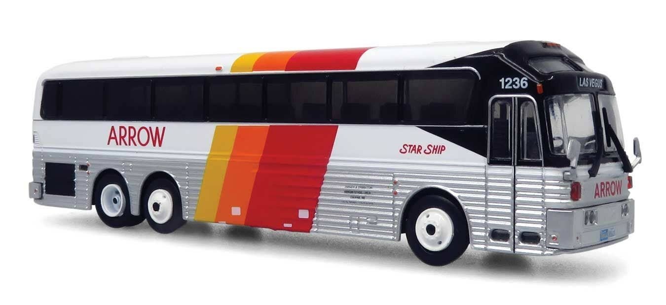 1986 Eagle Model 10 Bus - Assembled -- Arrow, HO Iconic Repl