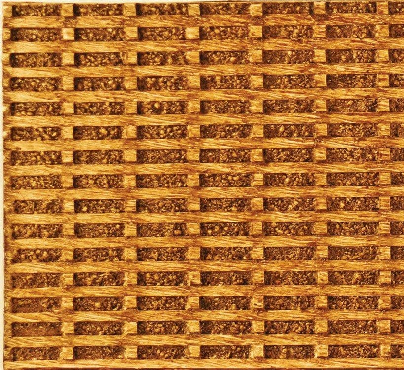 Flexible Timber Cribbing Sheet -- Medium for HO Scale: 3-3/4