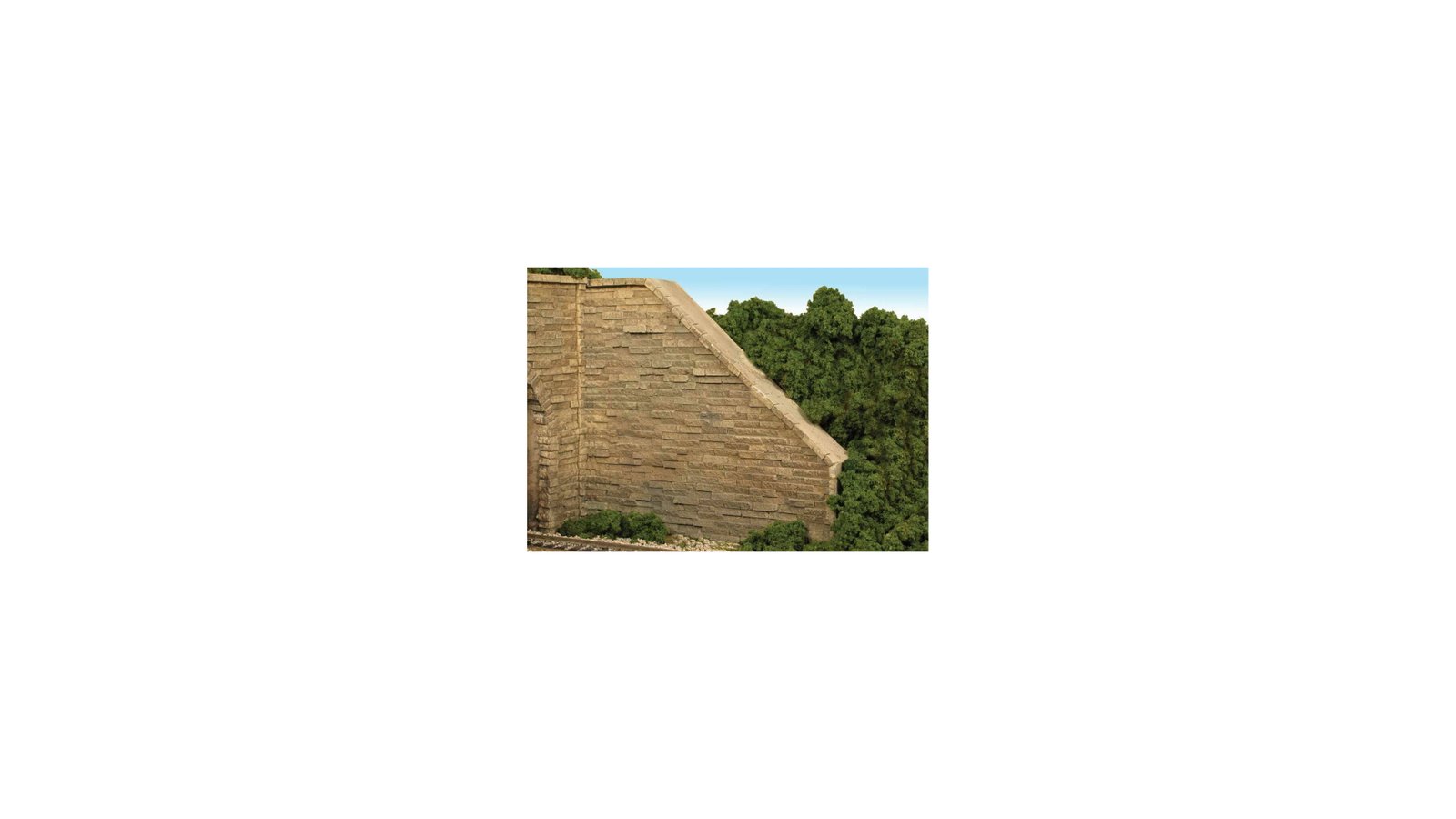Wing Walls -- Split Stone, HO Monroe Models 703