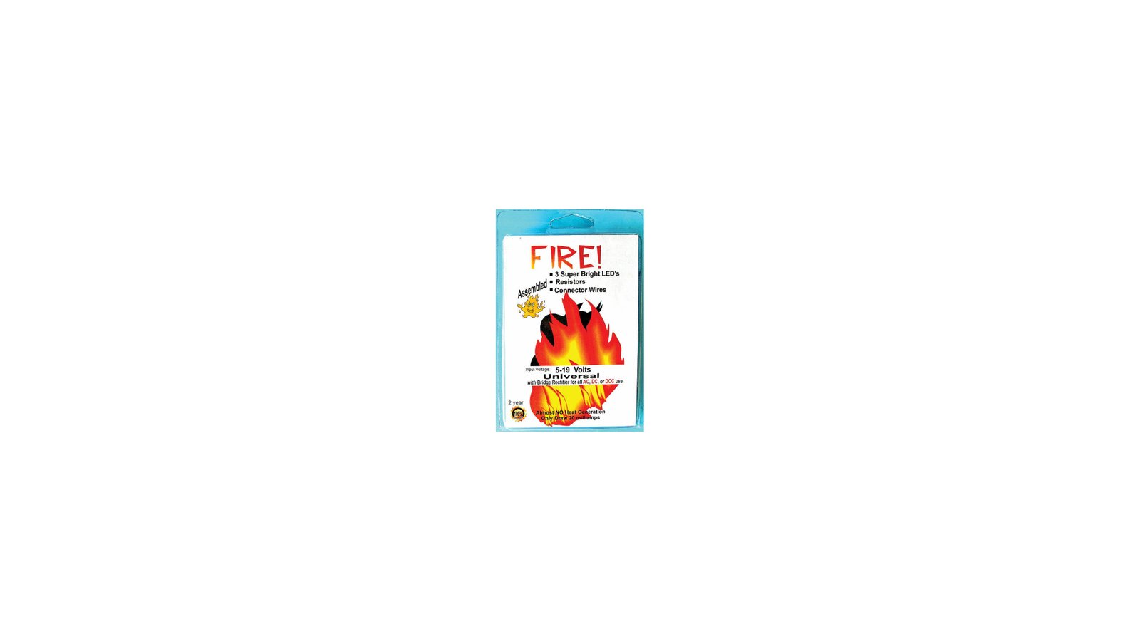 Fire Effects Pico LED Kit -- 3 LEDs, Resistors & Wire - Univ