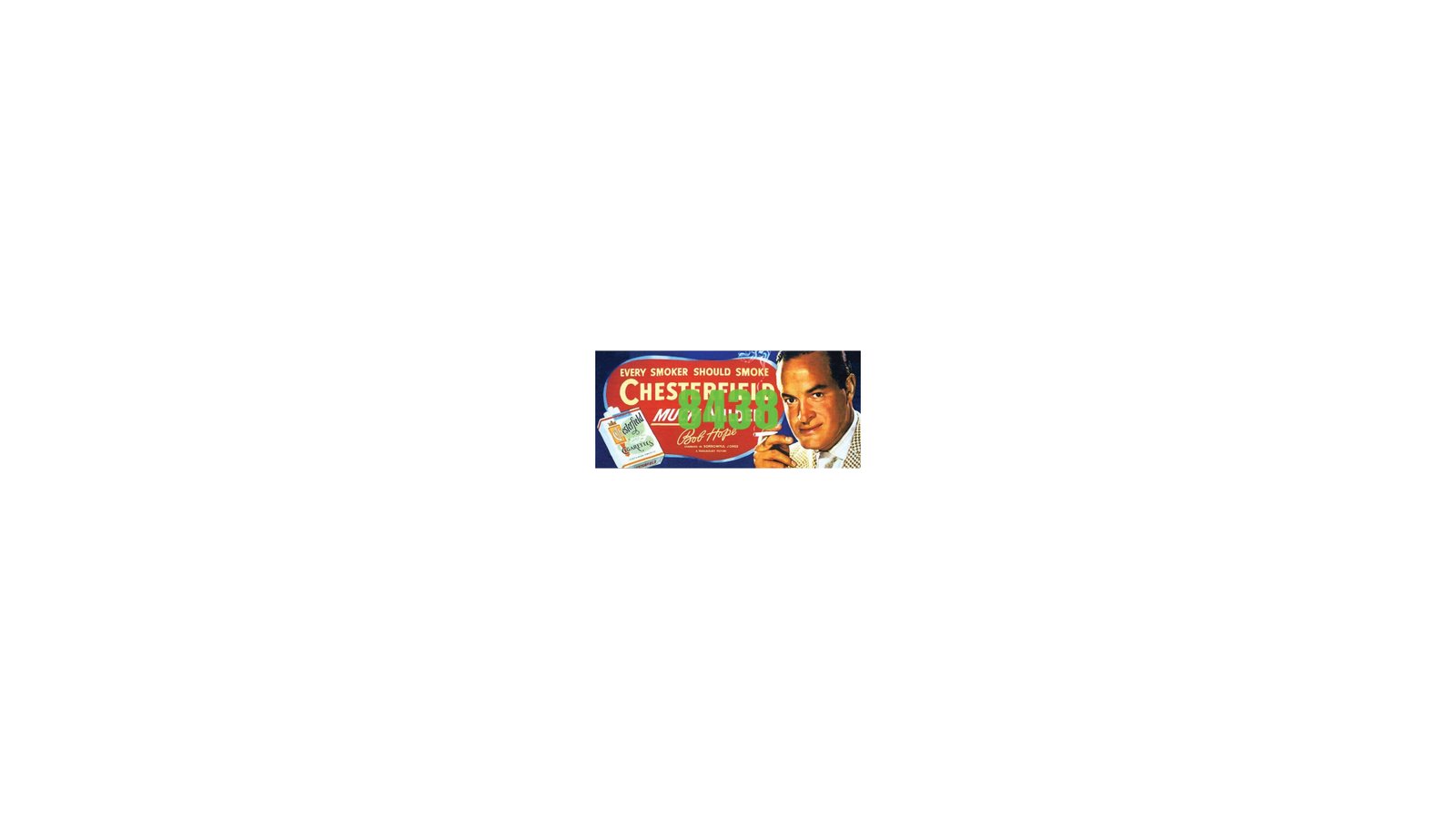 Bob Hope Chesterfield Billboard - Kit, HO, Tichy Train Group