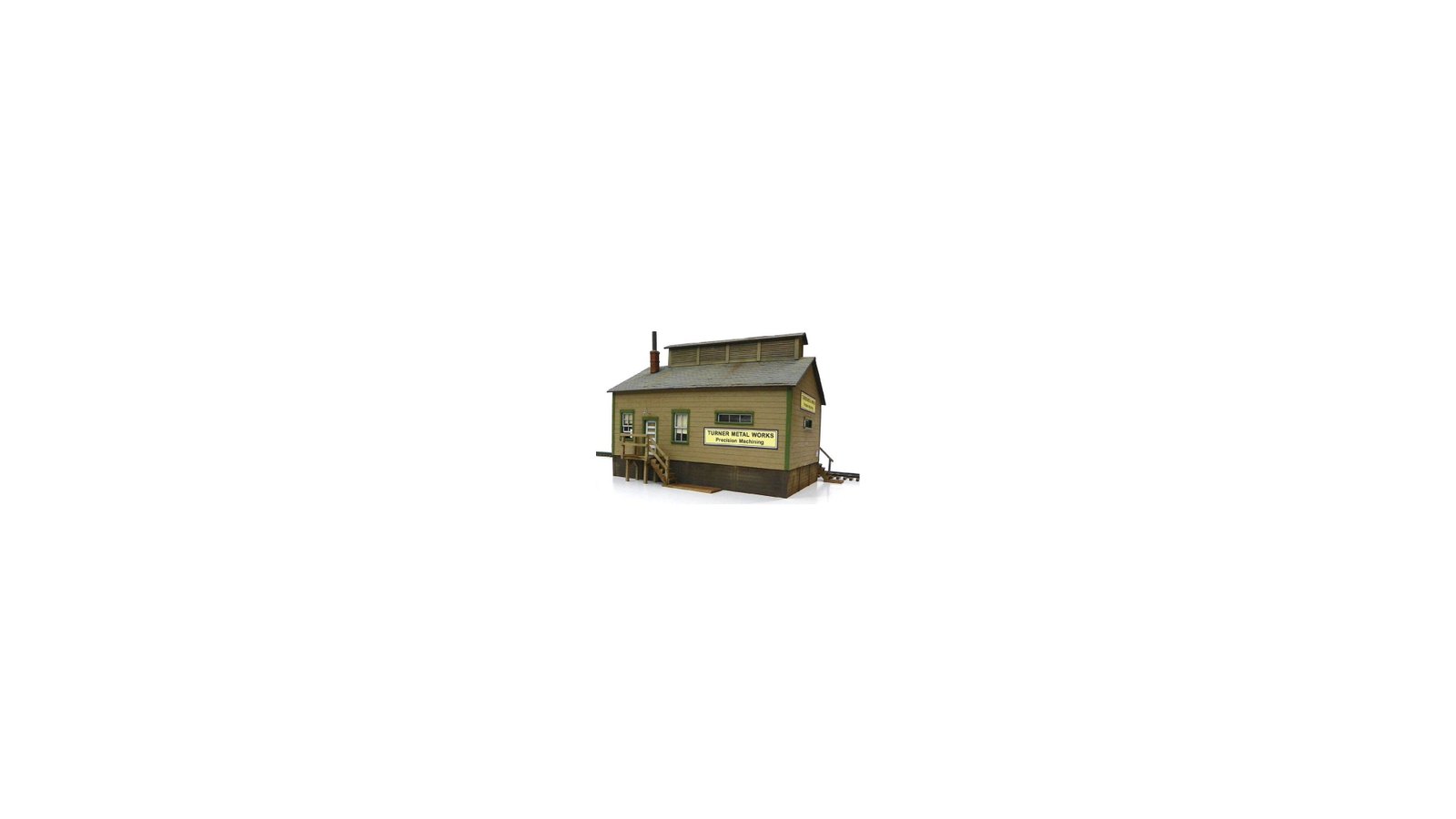 Laser-Cut Wood Kit -- Turner Machine Works - 10 x 9-3/4′ 25