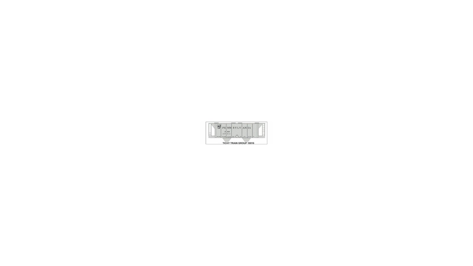 Railroad Decal Set -- Pennsylvania Railroad Class H-34C Cove