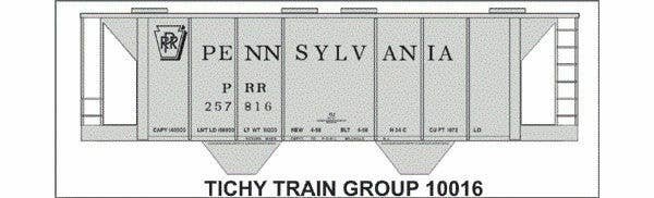 Railroad Decal Set -- Pennsylvania Railroad Class H-34C Cove