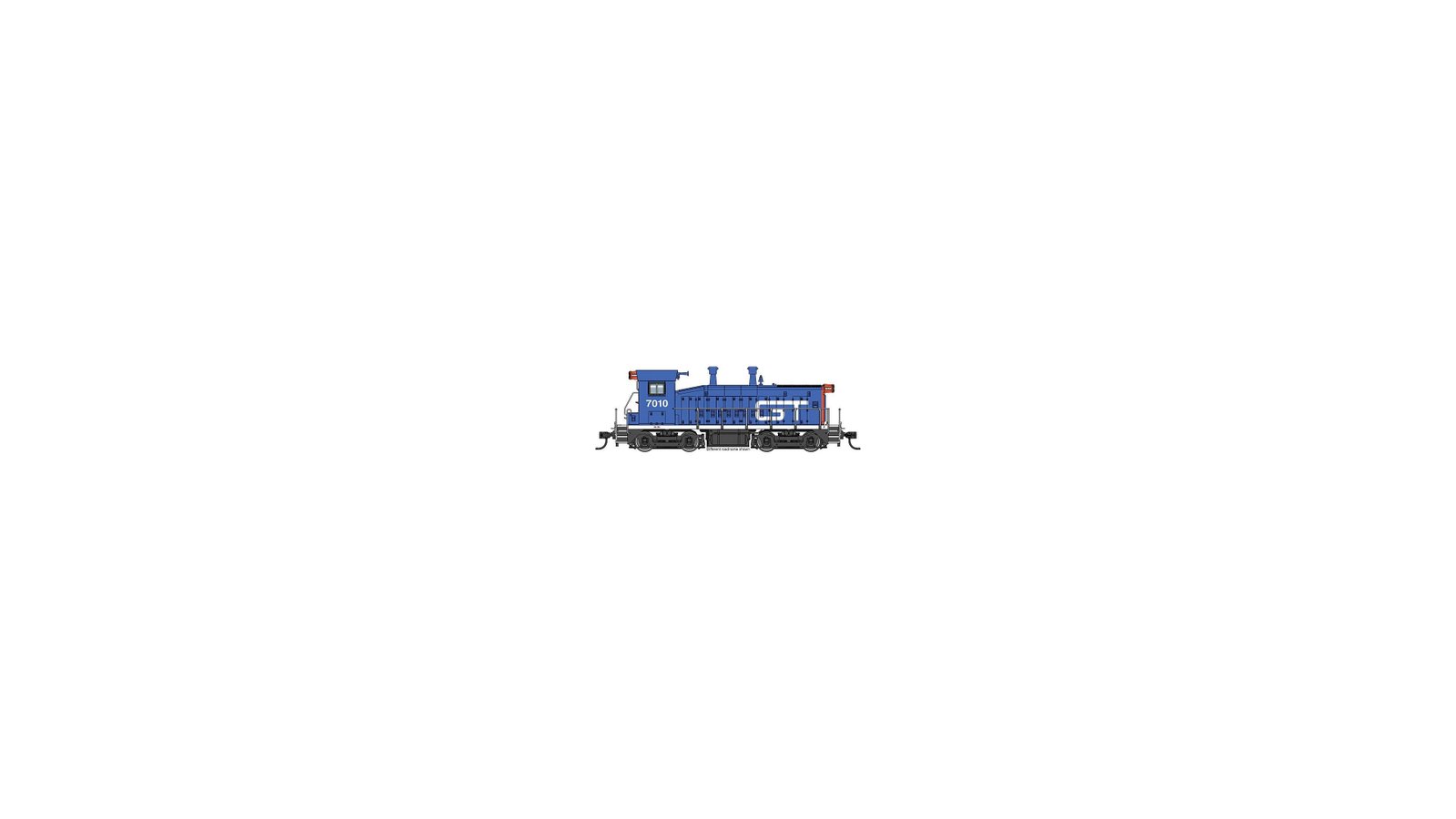 EMD SW9 - Standard DC -- Grand Trunk Western 7015, HO, Walth
