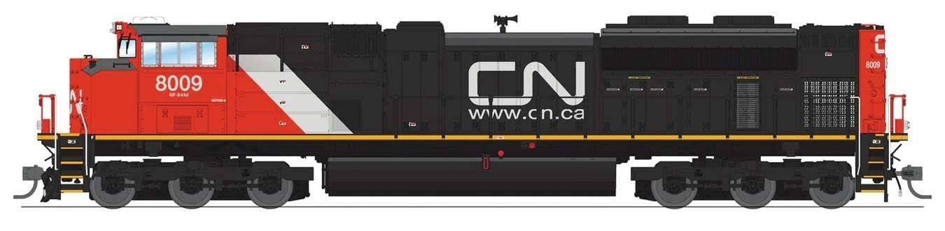 EMD SD70ACe - Standard DC - Stealth Series -- Canadian Natio