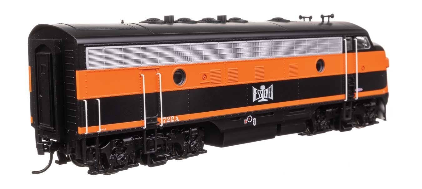 EMD F7 A-B Set - Standard DC -- Bessemer & Lake Erie 722A, 7