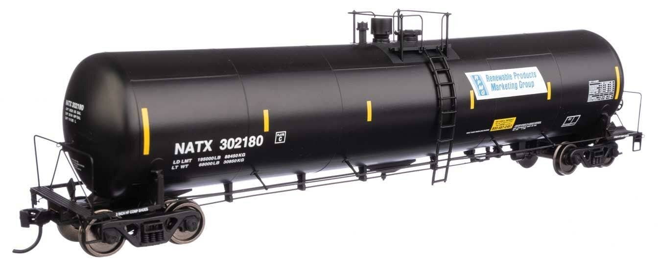 55′ Trinity 30,145-Gallon Tank Car - Ready to Run -- Renewab