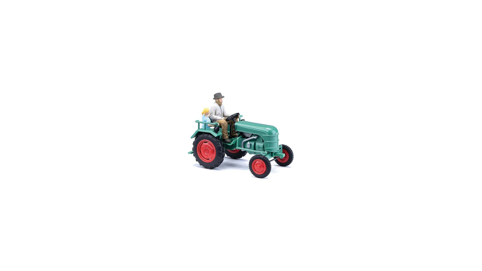1953 Kramer KL 11 Farm Tractor w/Figures - Assembled -- Gree