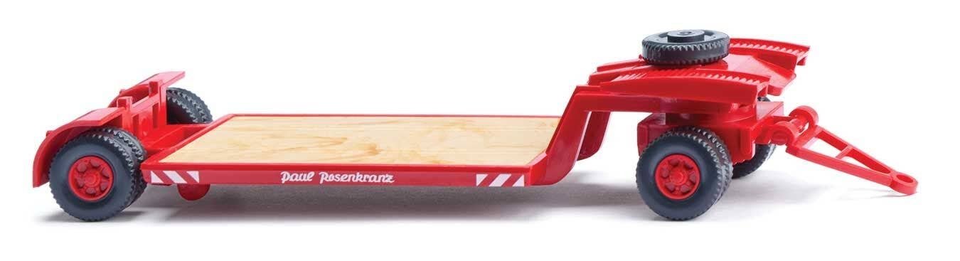 1956-1973 Lowboy Trailer - Assembled -- Rosenkranz red, whit