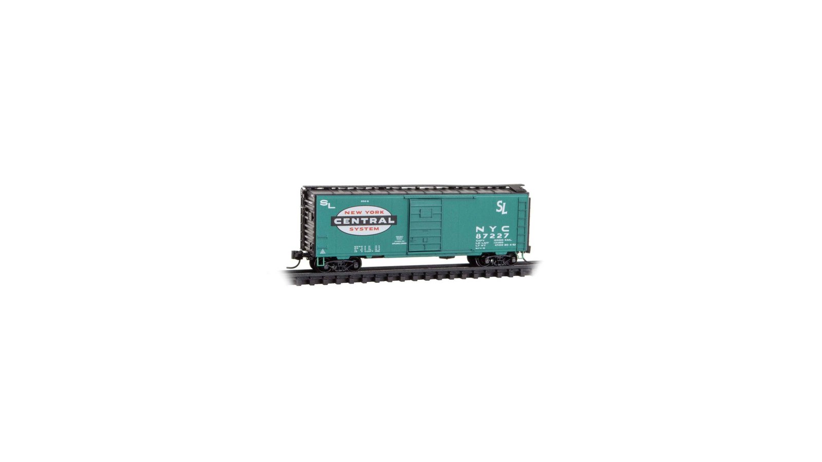 40′ Single-Door Boxcar - Ready to Run -- New York Central 87