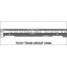 Railroad Decal Set -- Bangor & Aroostook Passenger Cars Lett