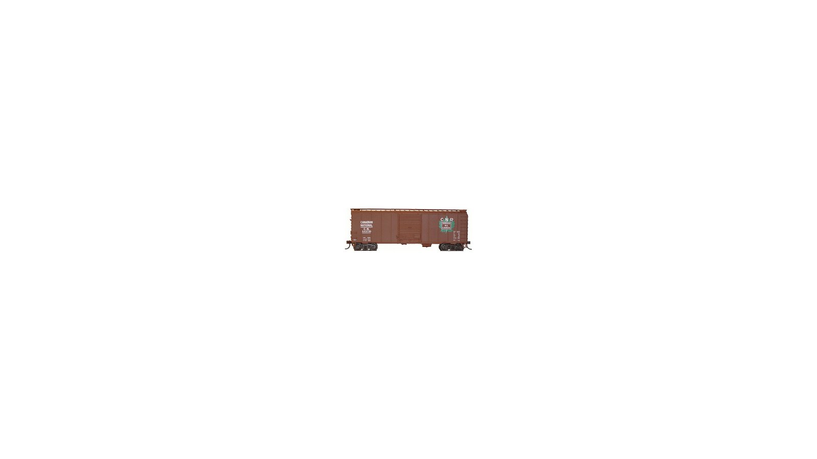 40` Boxcar As-Built With Roofwalk & Long Ladders -- Canadian