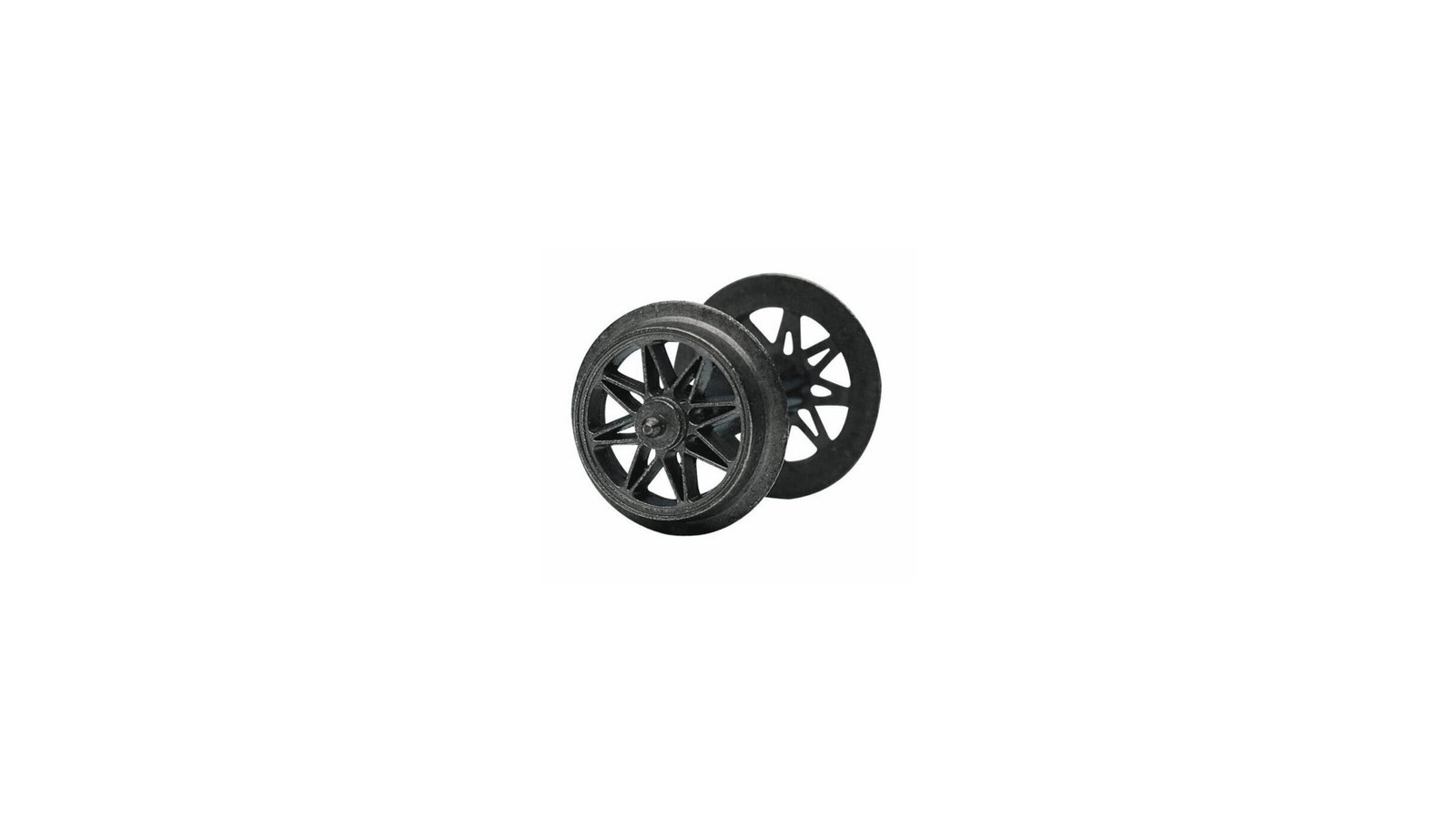 AC fine-cast metal spoke wheel set -- AC-Radsatz mit Doppelspeichen ...