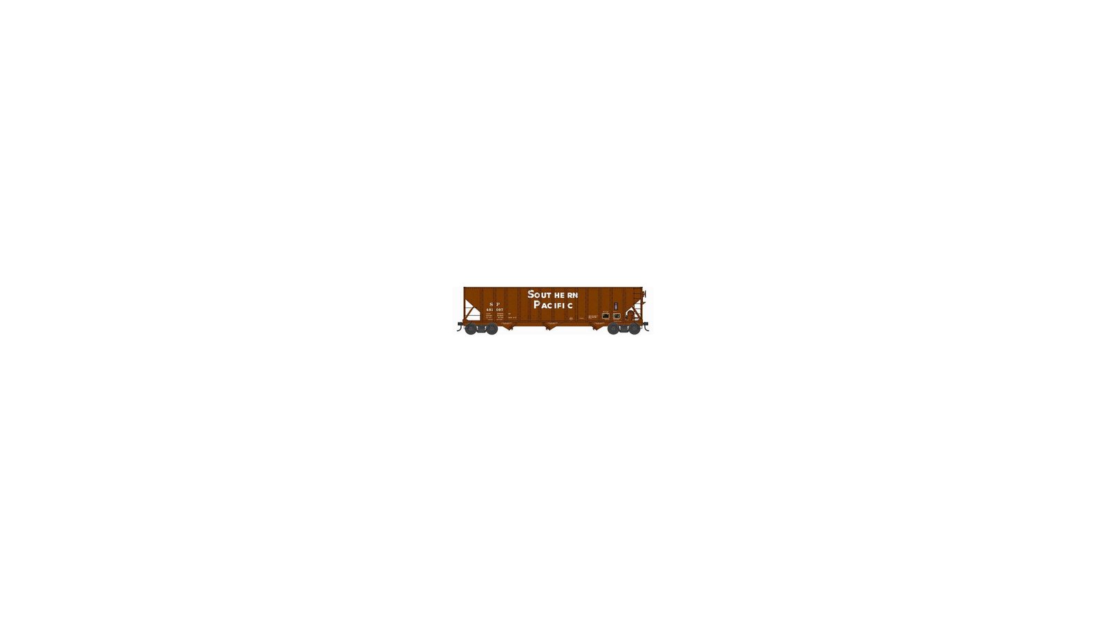 100-Ton 3-Bay Open Hopper with Coal Load - Ready to Run -- S