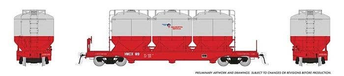 Halliburton Pneumatic Covered Cement Hopper 6-Pack - Ready t