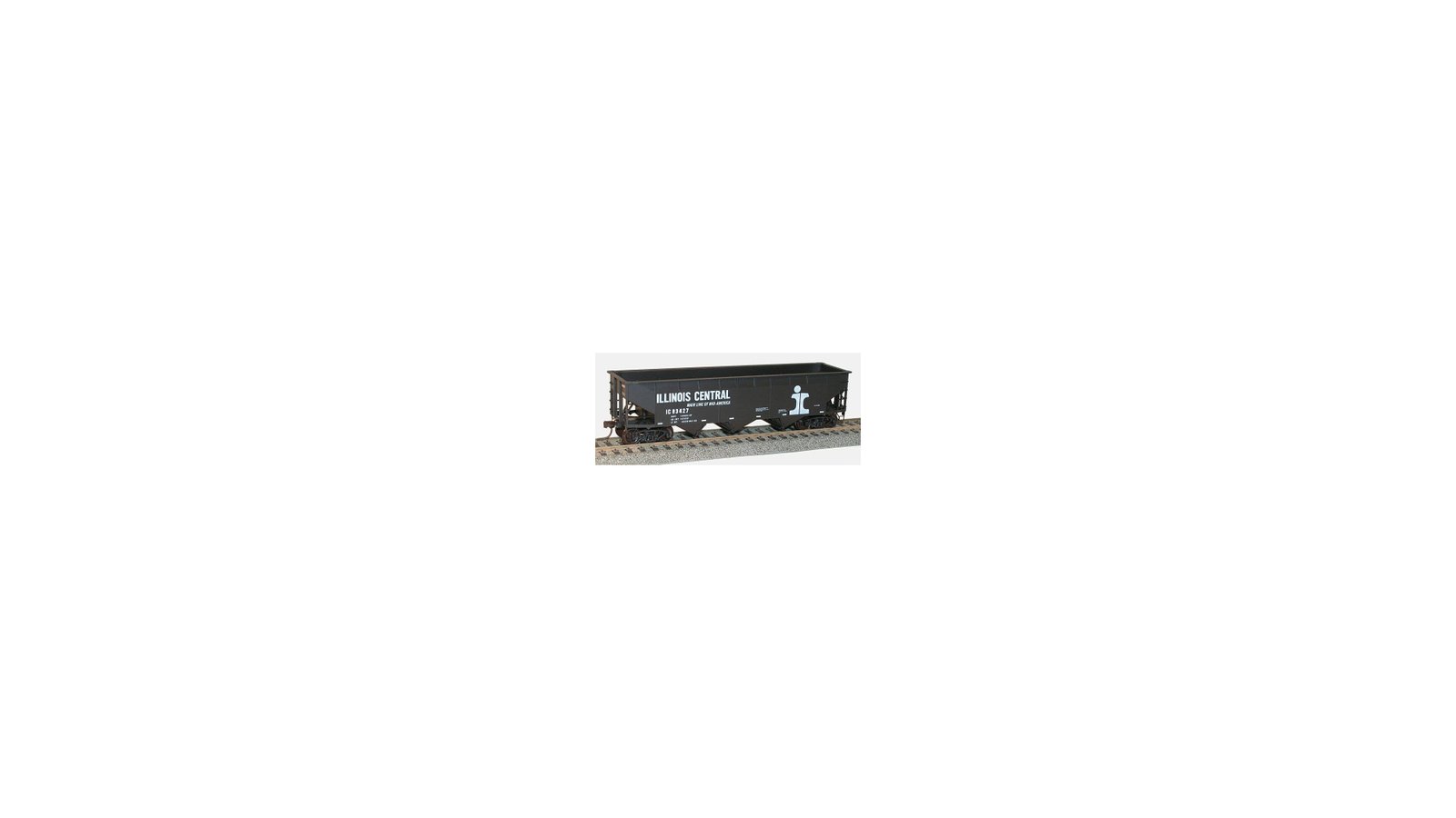 AAR 70-Ton Offset-Side 3-Bay Hopper - Kit -- Illinois Centra