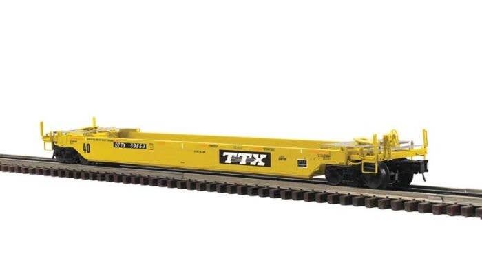 40′ Rebuilt Well Car - 3-Rail - Ready to Run - Premier -- TT