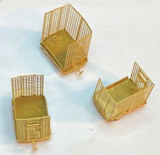 Kiln Cart Train - Cast and Etched Metal Kit -- Critter Locom