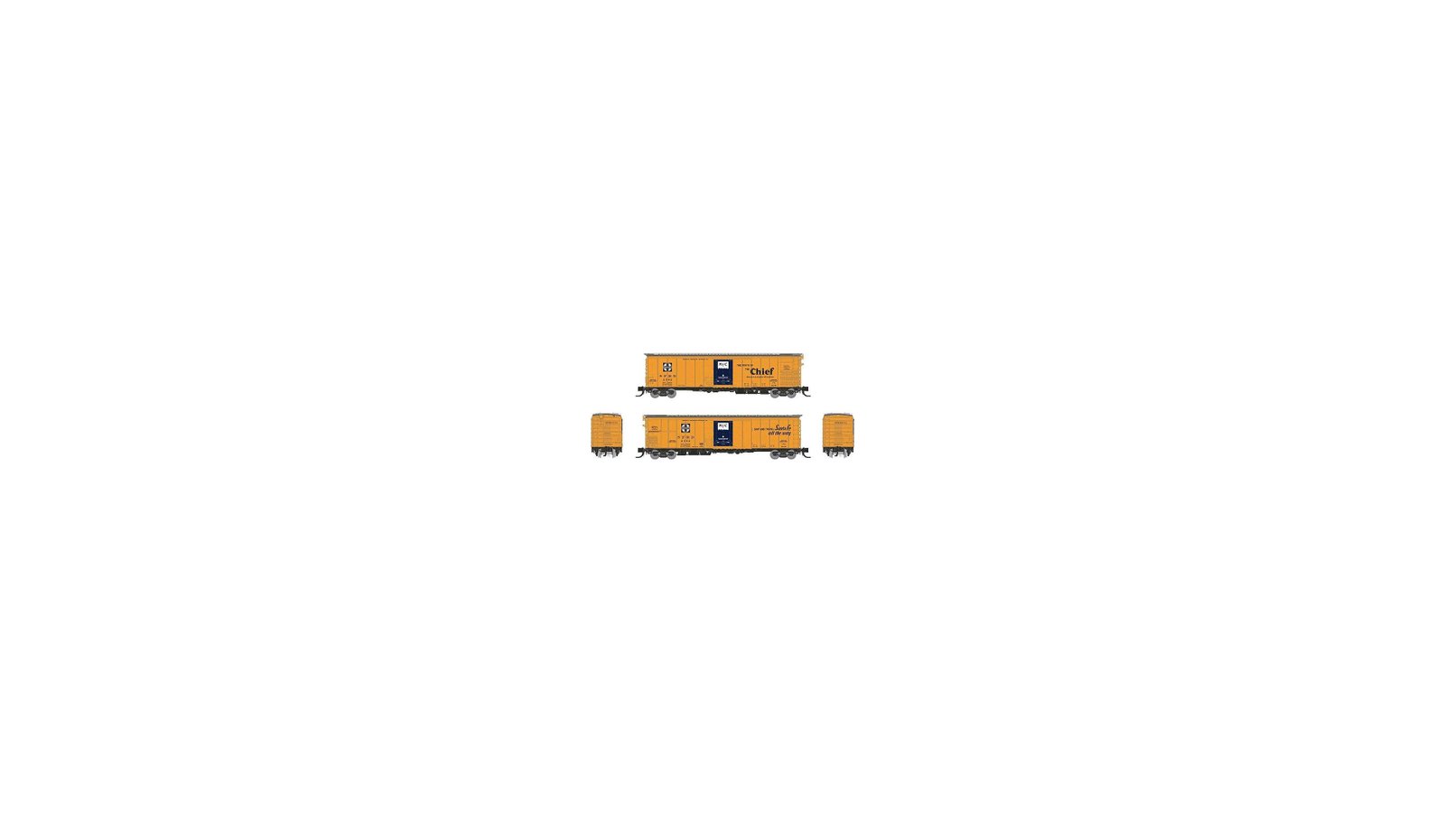 Class RR-56 Mechanical Reefer 4-Pack - Ready to Run -- Santa