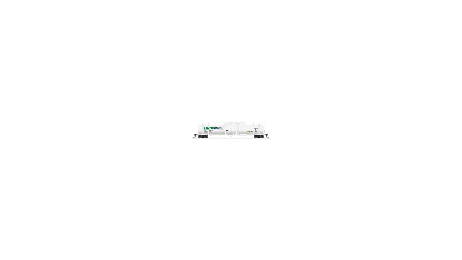 High-Capacity Cryogenic Tank Car - Ready to Run -- Linde Typ