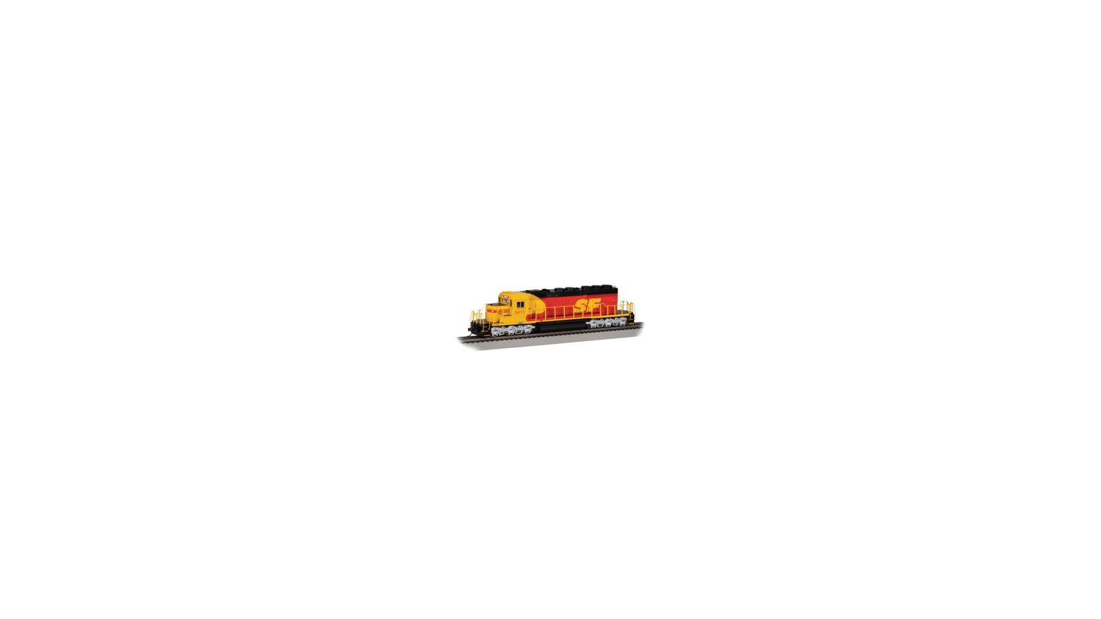 EMD SD40-2 - Sound and DCC -- Santa Fe 5077 SPSF Merger Sche