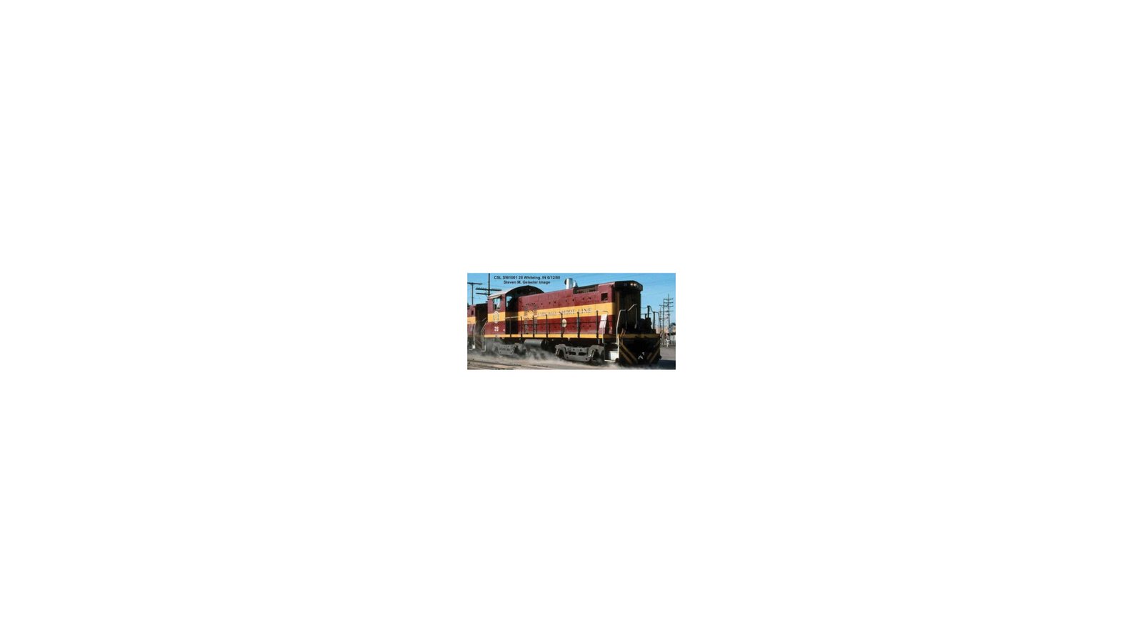 EMD SW1001 - Sound and DCC -- Chicago Short Line 28 As-Built