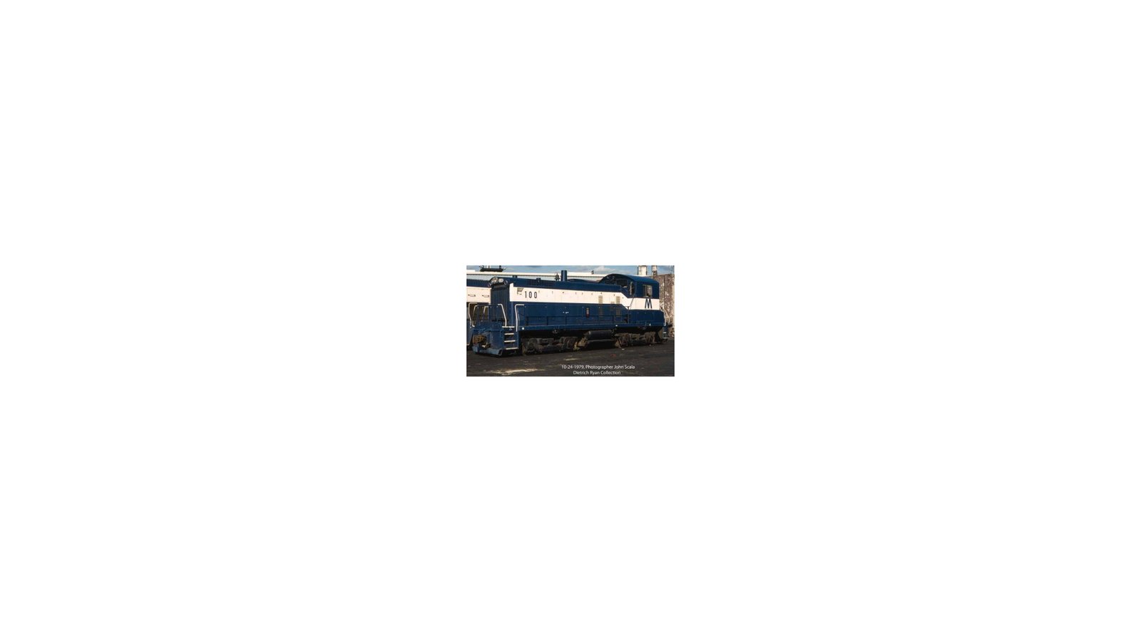 EMD SW1001 - Standard DC -- Long Island 100 As-Built, blue,