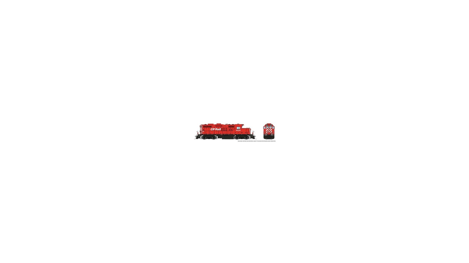 GP9u Low-Nose Rebuild - Standard DC -- Canadian Pacific 8235