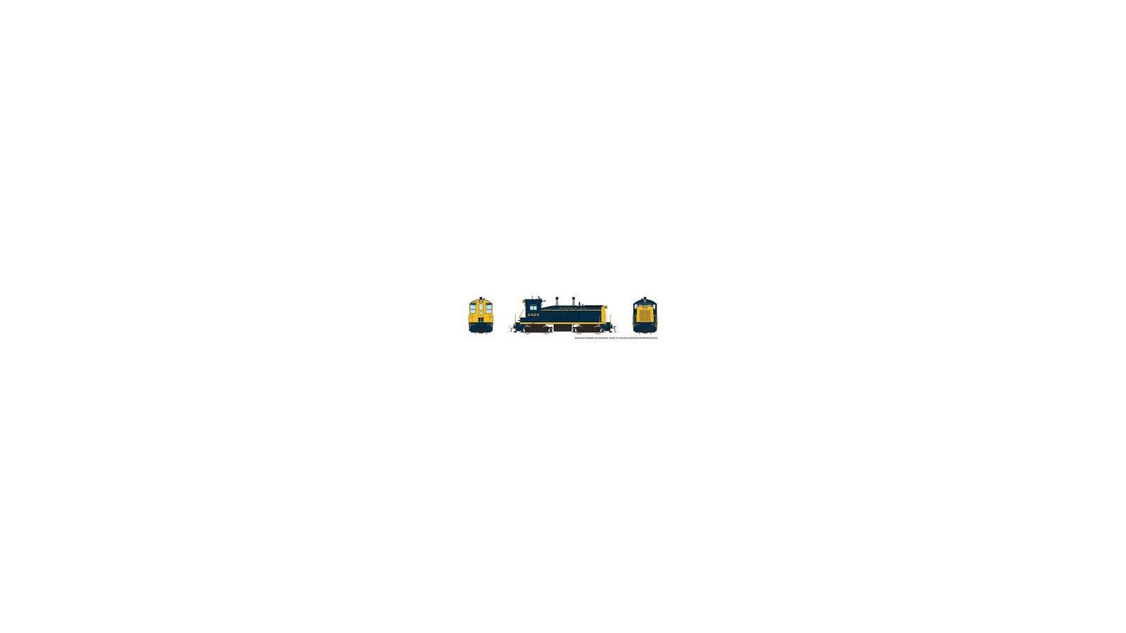 EMD SW9 - ESU LokSound and DCC -- Santa Fe 2424 Bookend, bl