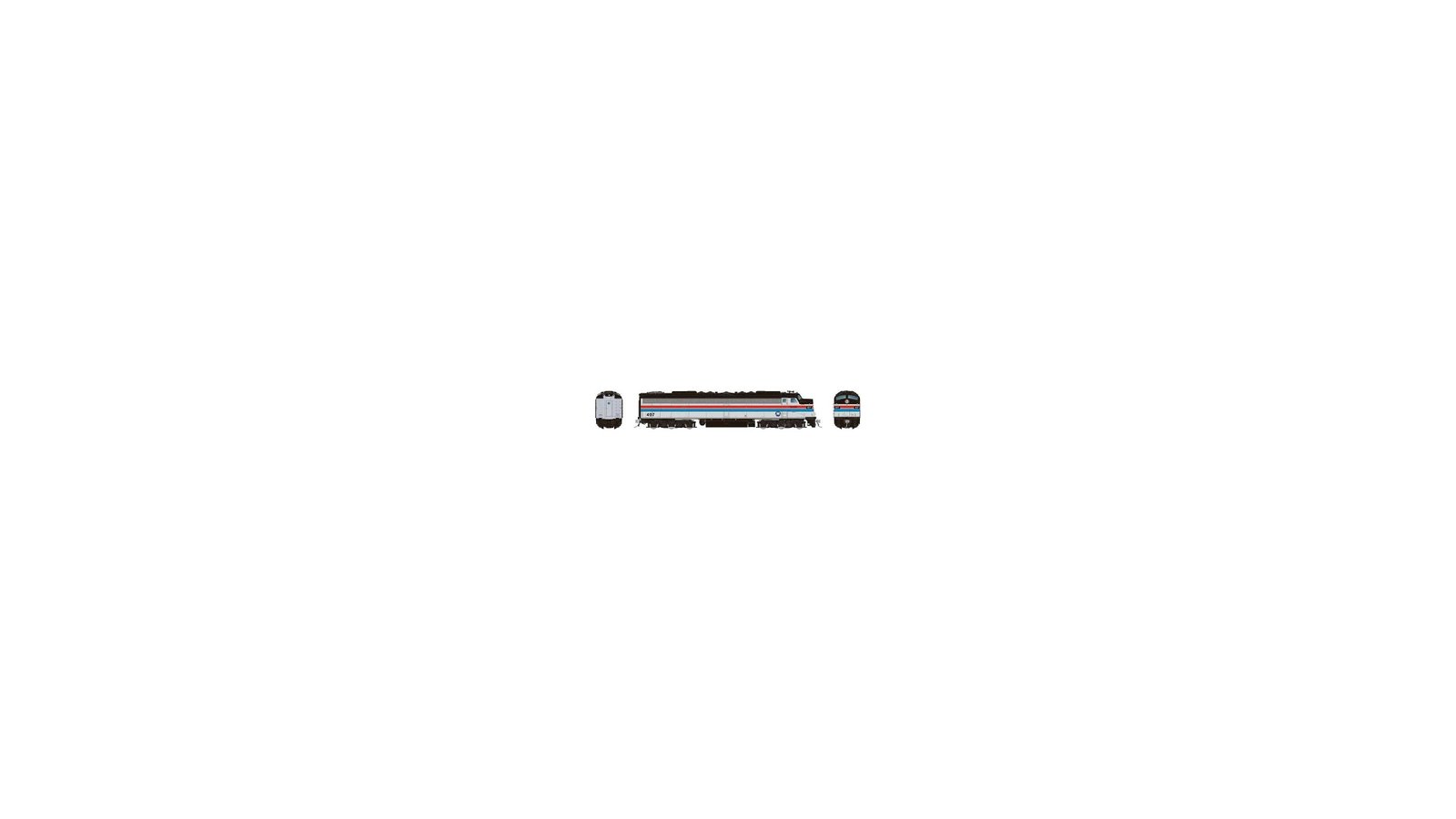 Rebuilt EMD E8A with Head-End Power HEP - LokSound & DCC