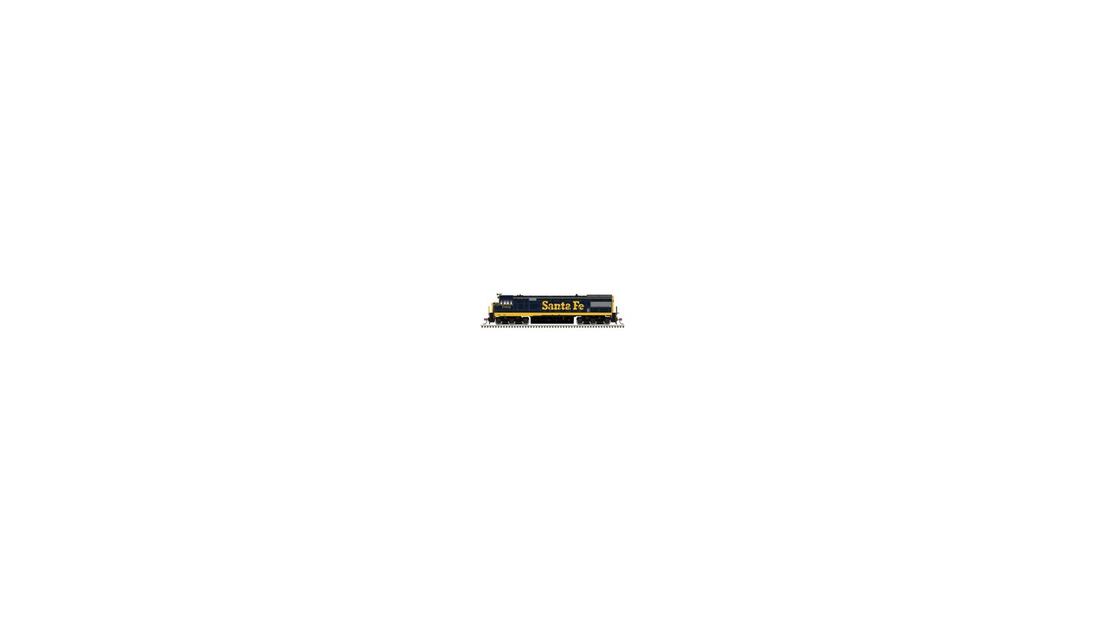 GE U28CG - Standard DC - MasterR Silver -- Santa Fe 7900 Boo