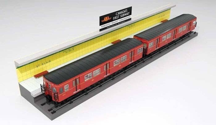 Toronto G-Class Subway A-B Set with Display Base - Standard
