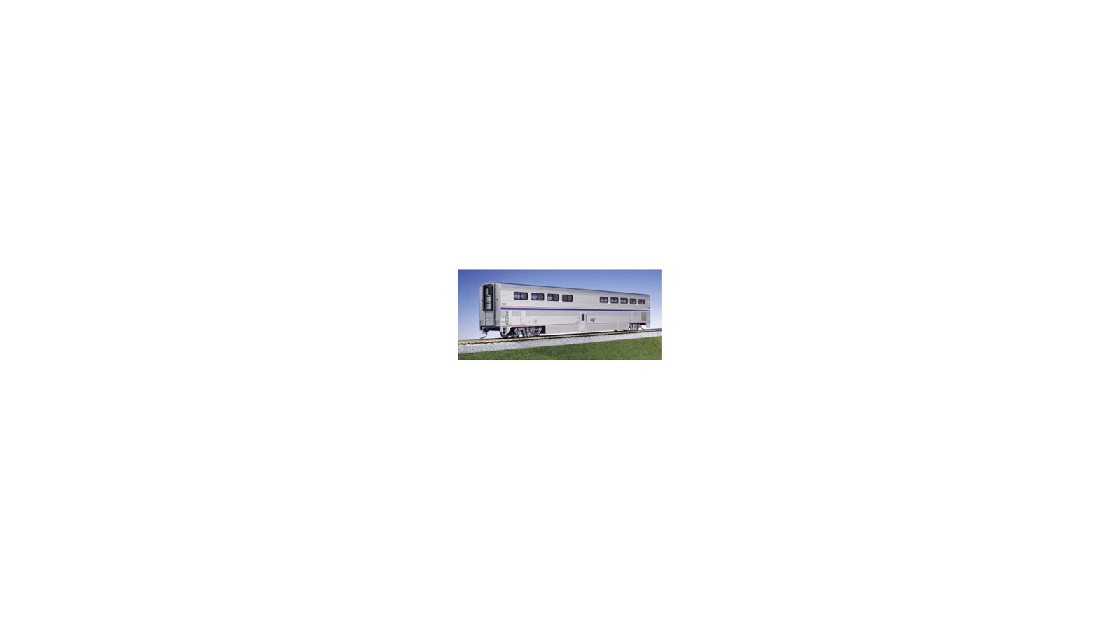 Superliner I Diner, Lighted - Ready to Run -- Amtrak 38028 P