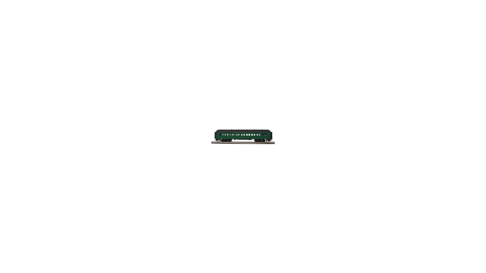 60′ Heavyweight Coach - 2-Rail - Ready to Run - TrainmanR