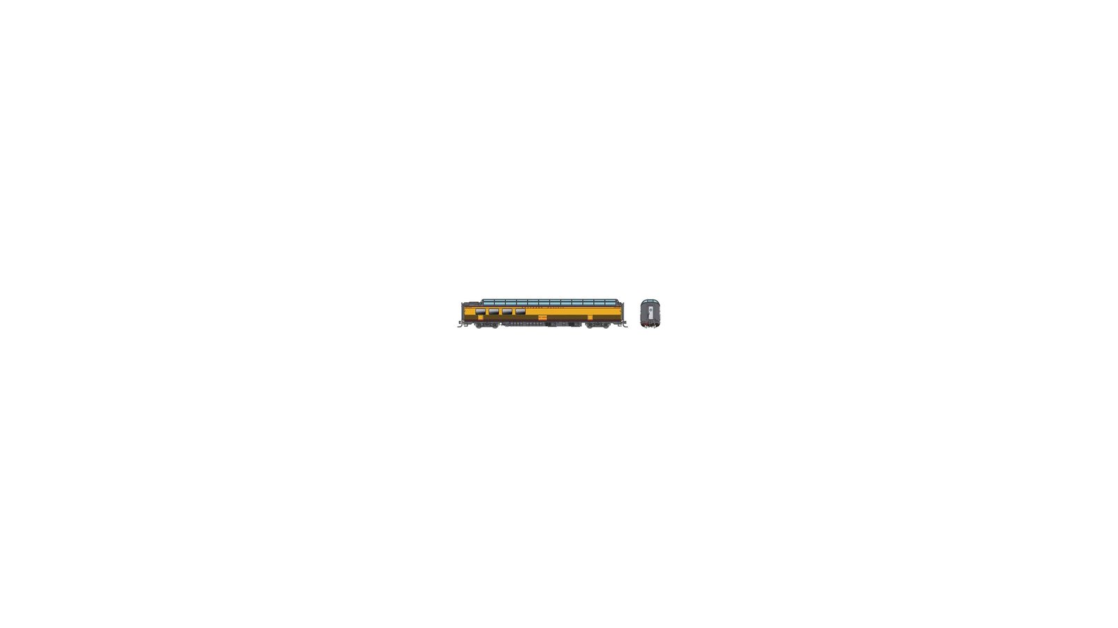 SP 3/4 Dome Lounge Fluted Sides - Ready to Run -- Southern P